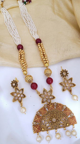 Traditional Pendent Set – Saj Jewellery